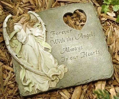 Outdoor Memorial stepping stone